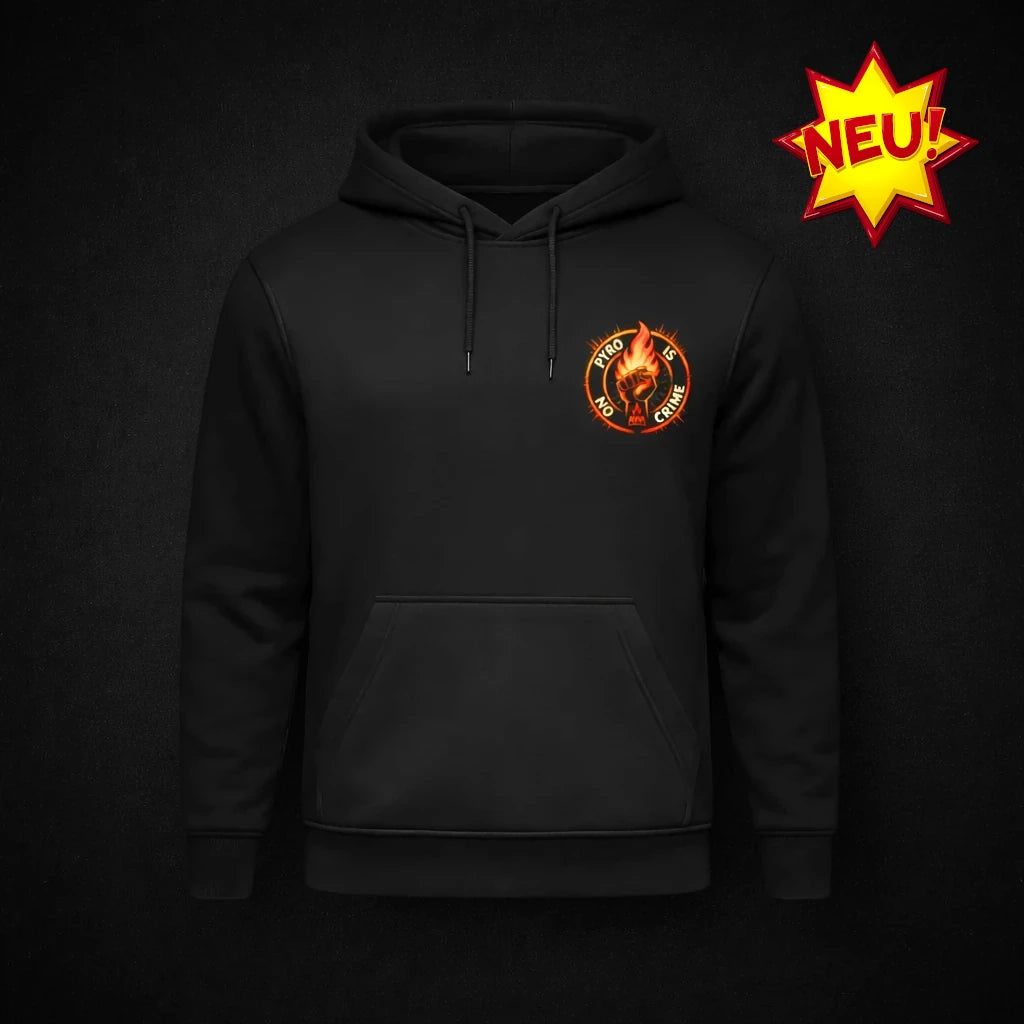 PYRO IS NO CRIME Hoodie 2025 | Orange Edition | MrPyroManager Shop ...